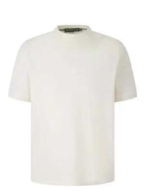 Canali Crew-neck Cotton T-shirt - White