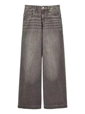 Ba&sh Yusc Wide-leg Trousers - Grey