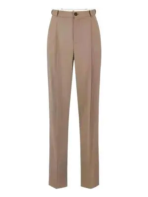 Elisabetta Franchi Button-fastening Trousers - Neutrals