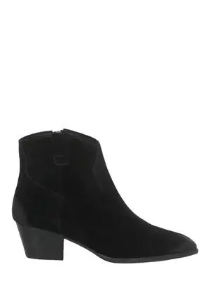 Ash Heeled Boots - Black