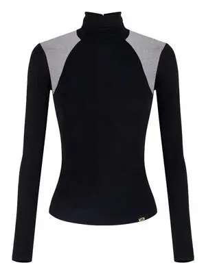 Elisabetta Franchi Long-sleeved Top - Black