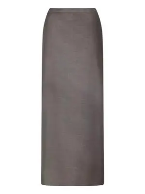 Loulou De Saison Cara Maxi Skirt - Brown