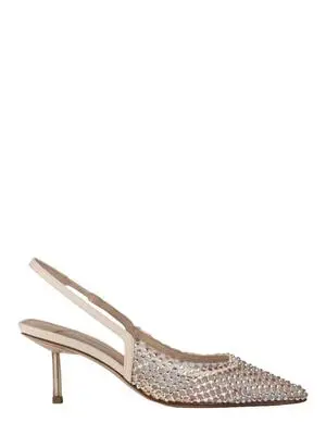LE SILLA Gilda Slingback Pumps - White