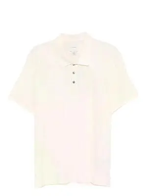 Calvin Klein Logo-jacquard Polo Shirt - Neutrals