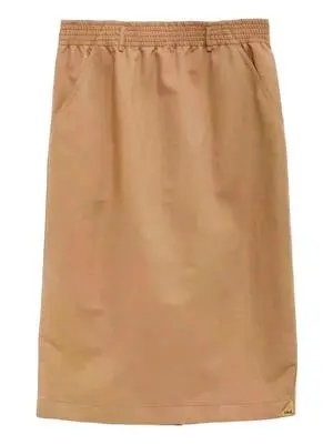 Chloé Elastic-waist Skirt - Neutrals