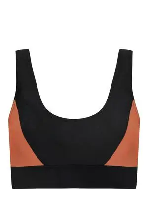 LYGIA & NANNY Bicolour Flow Top - Black