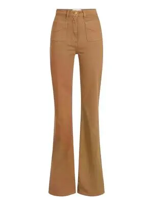 Elisabetta Franchi Flared Jeans - Brown