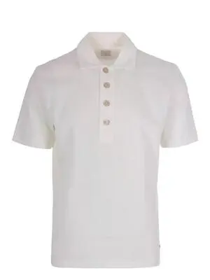 Eleventy Buttoned Polo Shirt - White