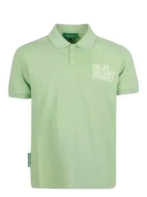 Dsquared2 Graphic Polo Shirt - Green