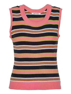 Henrik Vibskov Knitted Striped Vest - Blue