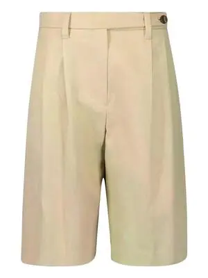Brunello Cucinelli Pleated Bermuda Short - Neutrals