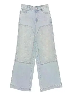 Sandro Rhinestone-embellished Jeans - Blue