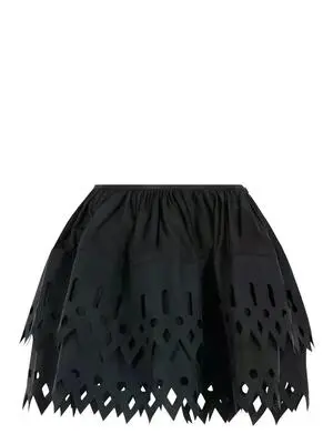 Blumarine Cut-out Mini Skirt - Black