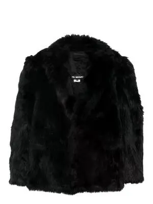Junya Watanabe Faux-fur Jacket - Black