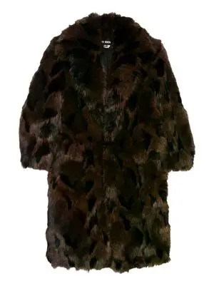 Junya Watanabe Faux-fur Coat - Brown