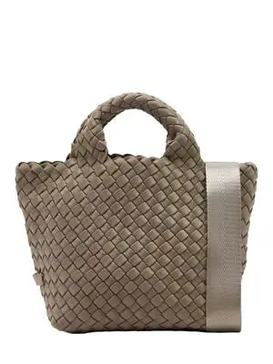 NAGHEDI St. Barths Petit Woven-design Tote Bag - Neutrals