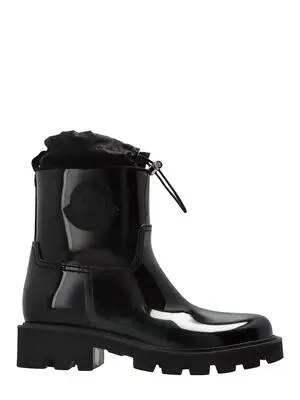 Moncler Logo-patch Boots - Black