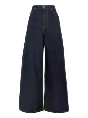 Max Mara Wide Leg Jeans - Blue