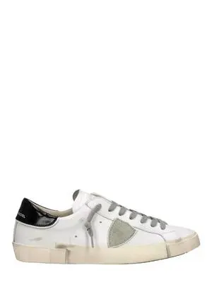 Philippe Model Triangle-patch Sneakers - White