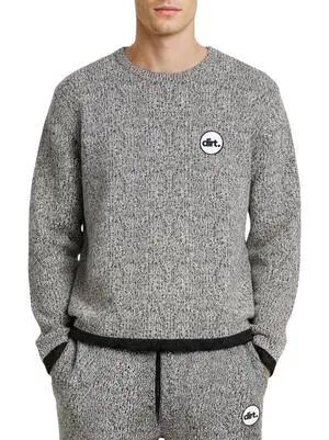 D.RT Oversize Layered Crewneck Sweatshirt - Grey