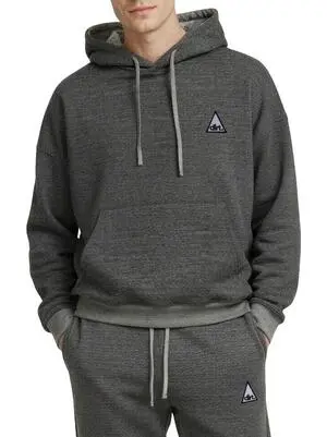 D.RT Oversized Textured Cotton Interlock Hoodie - Grey