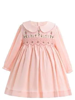 TULLEEN Blossom Smocked Dress - Pink