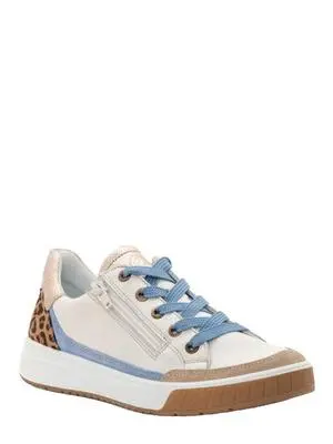 ARA Rio Sneaker - Cream/sand/blue/nature