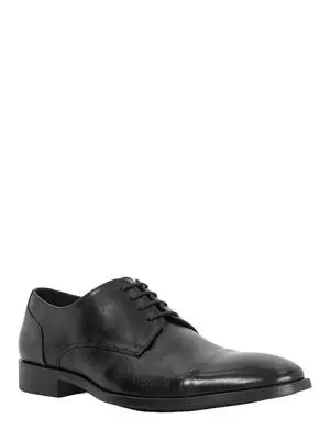 Dune London Plain Toe Oxford - Black