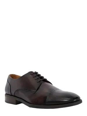 Dune London Plain Toe Oxford - Brown