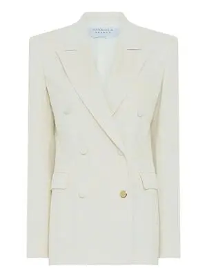 Gabriela Hearst Gavin Blazer In Sea Island Cotton Corduroy - Ivory