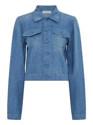 Gabriela Hearst Roland Denim Jacket - Light Blue Denim