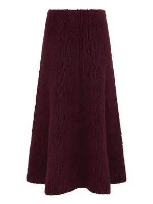 Gabriela Hearst Knit Midi Skirt - Dip Dye Sunrise