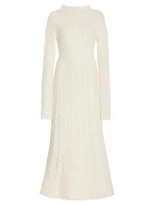Gabriela Hearst Amaris Knit Maxi Dress - Ivory