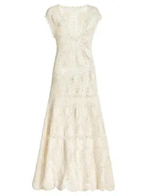 GABRIELA HEARST Gabriela Hearst Waldman Crochet Maxi Dress