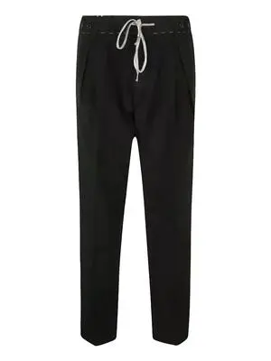 MAISON MARGIELA Drawstring Trousers - Black