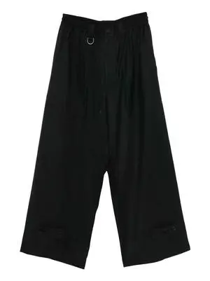 Y3 Drawstring Pocket Trousers - Black