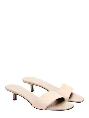 Loulou De Saison Andy Heeled Mules - Pink