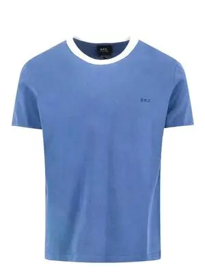 A.p.c. Logo T-shirt - Blue