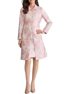 KASPER Floral Long Jacket