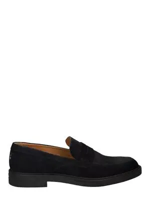 BOSS Penny-strap Loafers - Blue