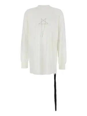 Rick Owens Logo-print Crewneck T-shirt - White