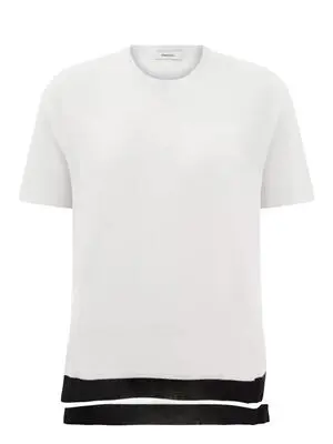 FERRAGAMO Knitted T-shirt - White