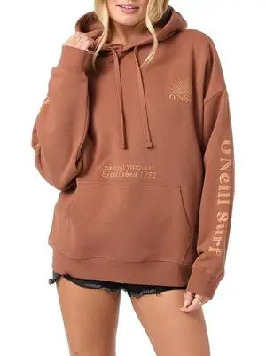 O'Neill Chore Break Oversized Hoodie - Carob Brown