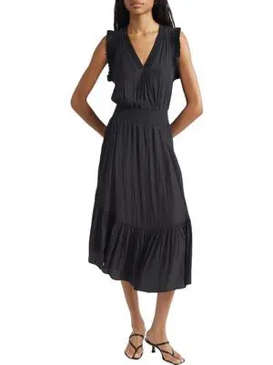 Ramy Brook Coco Sleeveless A-line Dress - Black