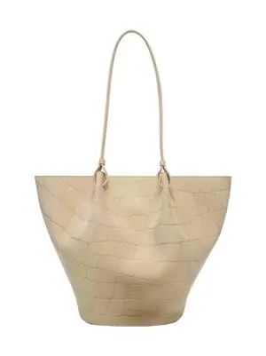 Loulou De Saison Circular Textured Shoulder Bag - Neutrals