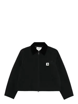 Carhartt Work In Progress Newkirk Summer Jacket With Velvet Collar - Black
