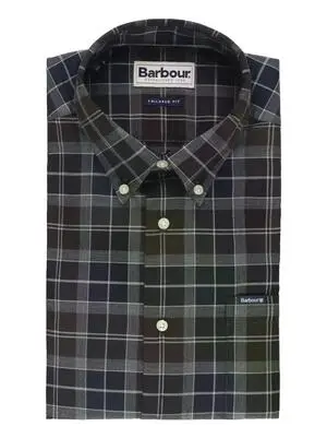 Barbour Checked Cotton Shirt - Blue