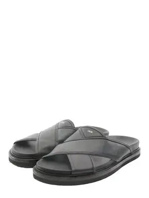 Dior 2010s Leather Sandals - Black