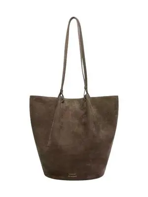 Loulou De Saison Rudy Crocodile-effect Tote - Brown