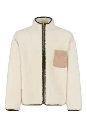 Marni Shearling Jacket - White